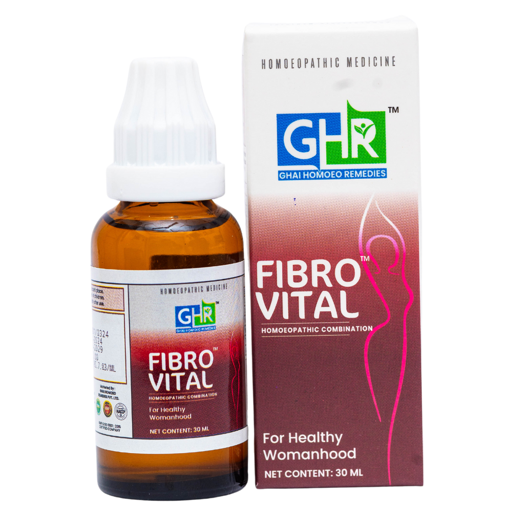 Buy Fibro Vital Drop Homeopathic Remedies for Uterine Fibroids – Ghai ...