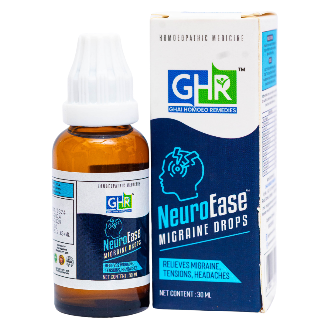 Buy Neuro Ease Drop Online | Best for Migraine & Tensions – Ghai Homoeo ...