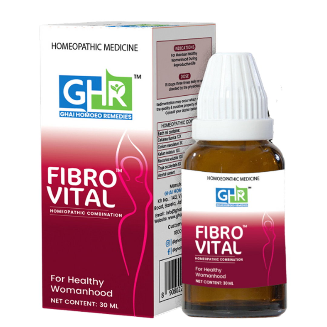 Buy Fibro Vital Drop Homeopathic Remedies for Uterine Fibroids – Ghai ...