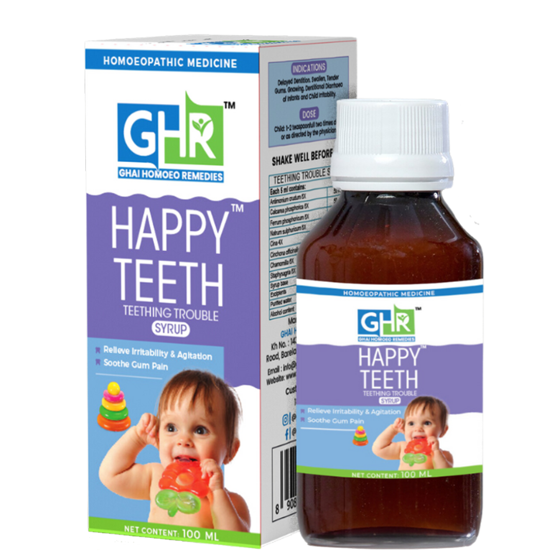 Natural Happy Teeth Syrup | Natural Relief for Teething Babies